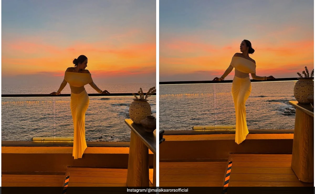 Malaika Arora Soaks Up All Of Goa's Sunset Glory In An All-White Co-Ord Set