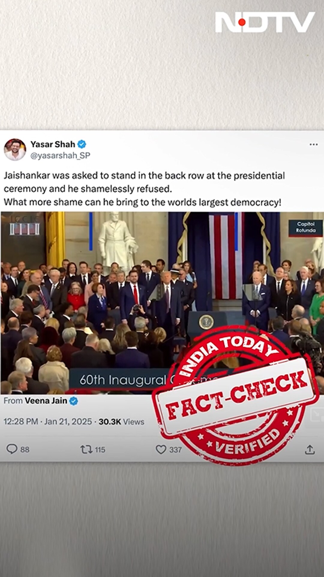 Fact Check: Was Jaishankar Asked To Move To The Back During Trump's ...