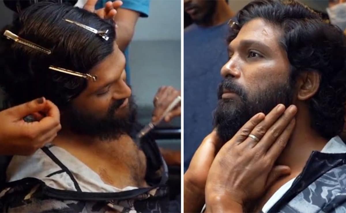 Allu Arjun Pushpa 2 Makeover Video: पुष्पा 2 में अल्लू अर्जुन का लुक ...