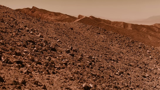 mars surface color
