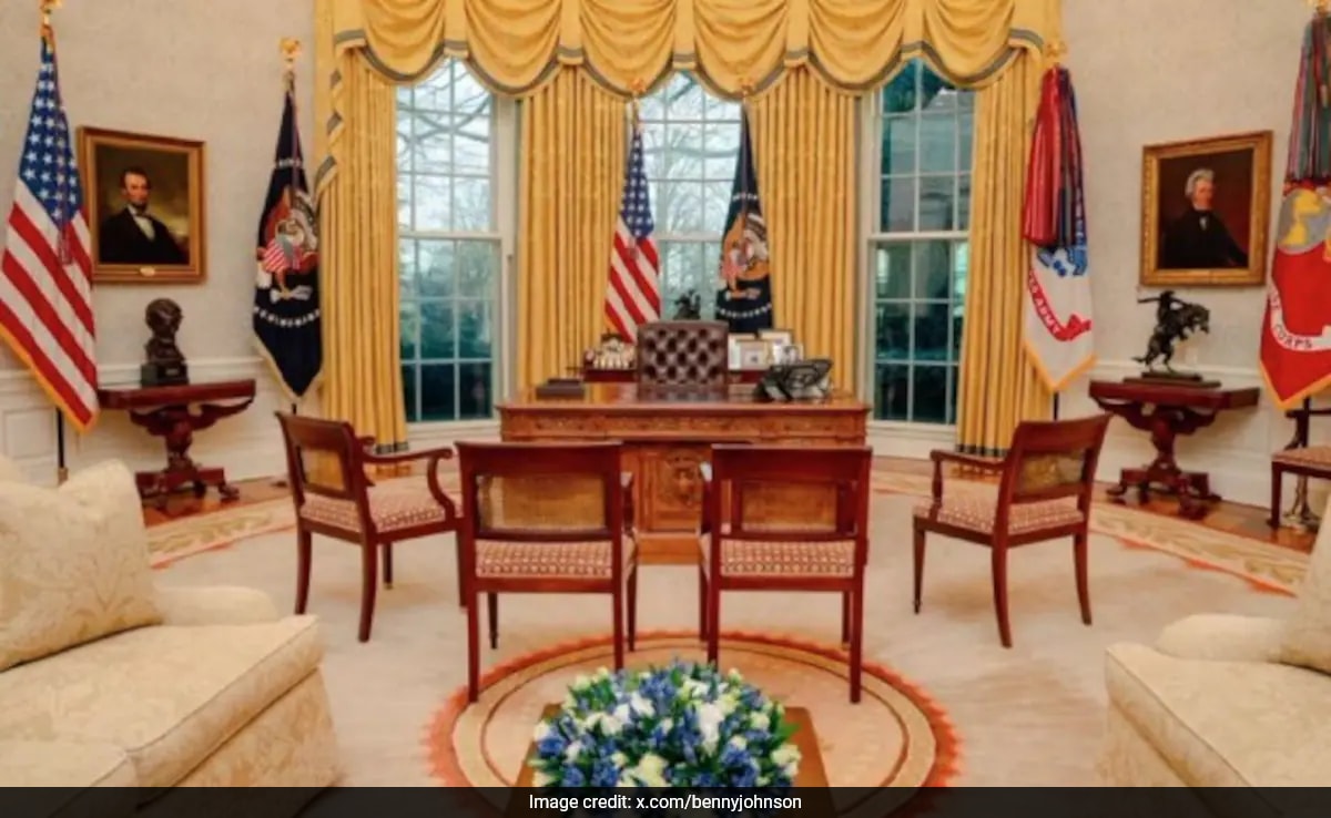 Silver Eagle Figures, Sculptures, Family Photos: Inside Donald Trump's ...