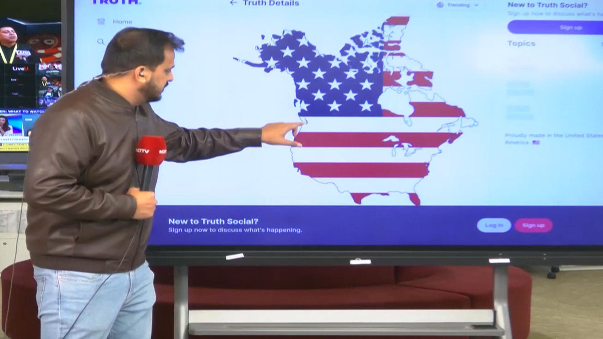 Trump’s Map Shows Canada as Part of U.S.; Trudeau Responds "No Chance ...