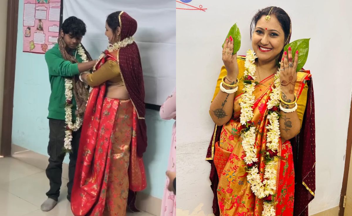 West Bengal Nadia: Viral Video Shows Professor Marrying Student In ...
