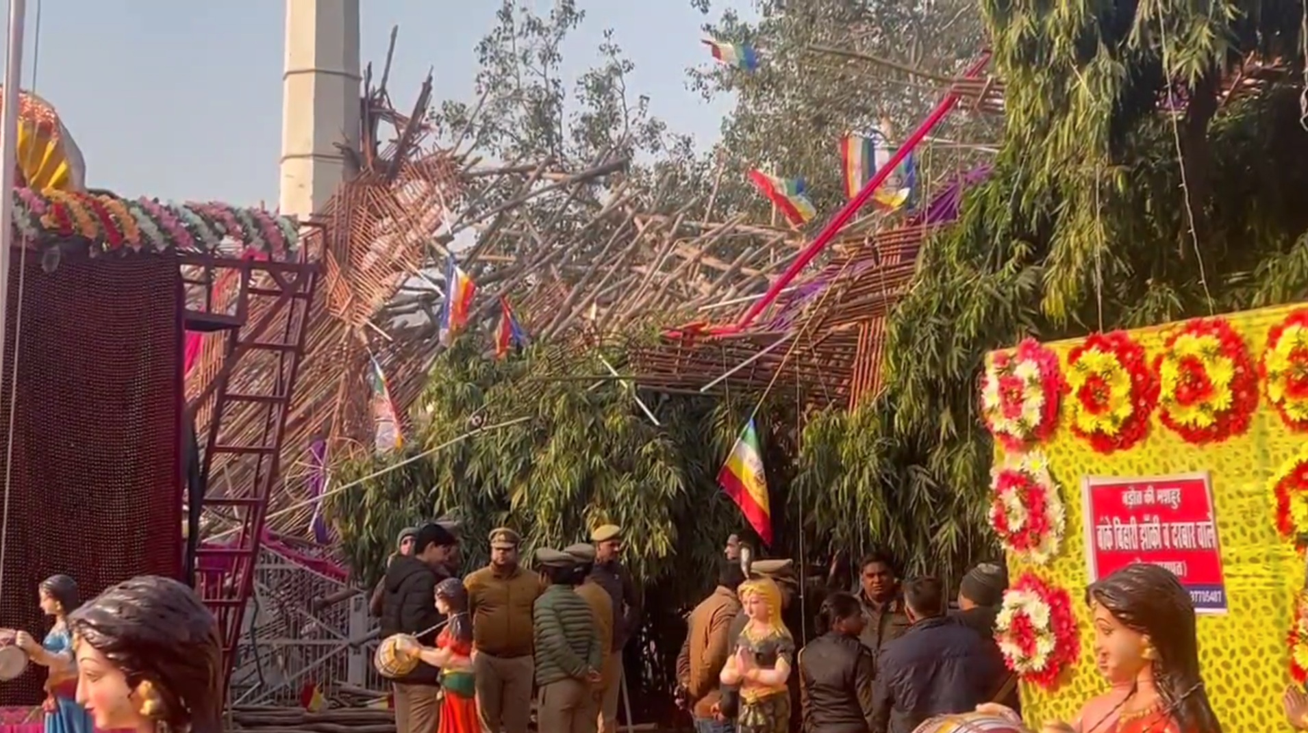 7 Dead, 50 Injured After Platform Collapses During Religious Event In ...