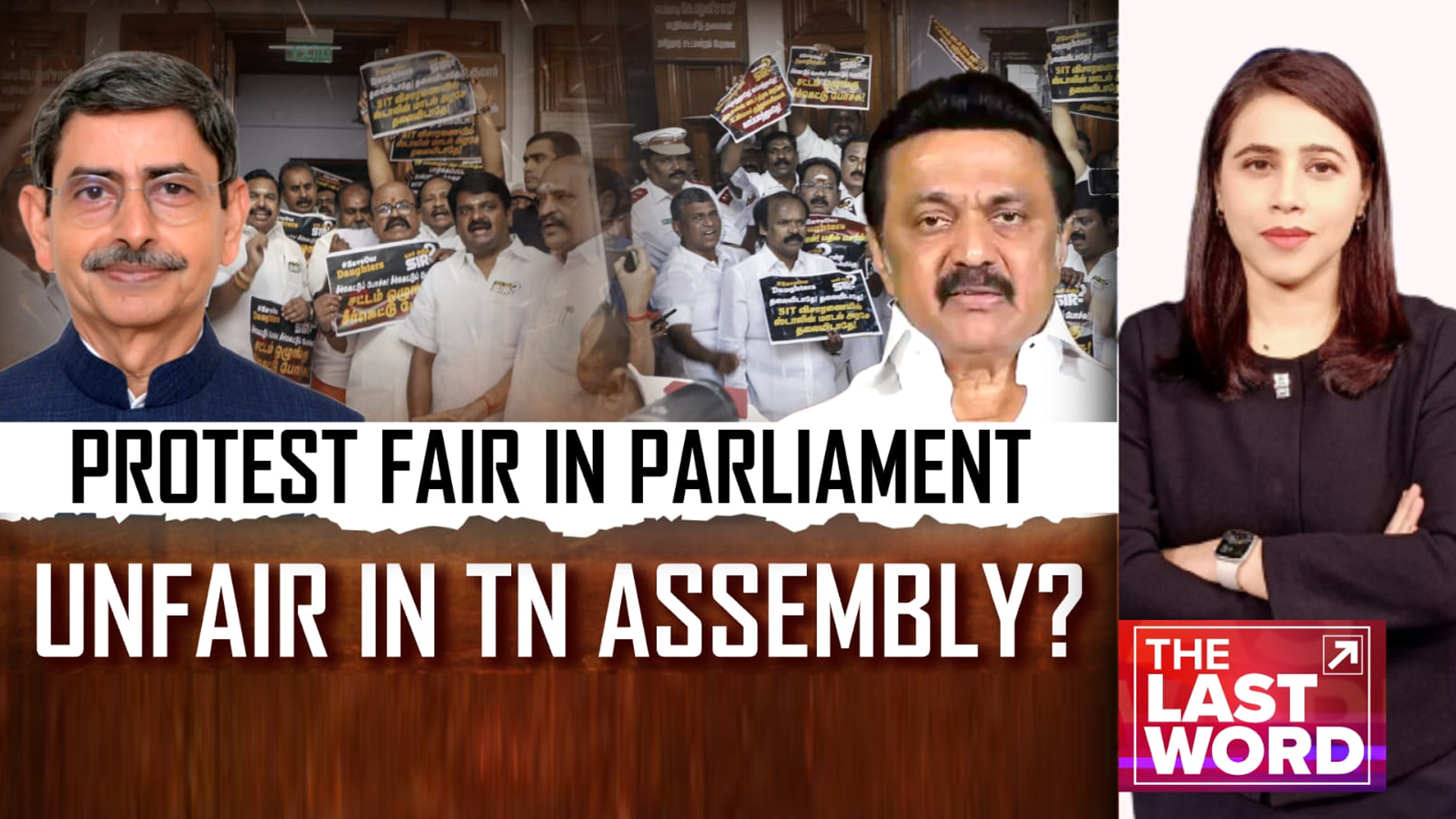 Protest Fair In Parliament, Unfair In Tamil Nadu Assembly?