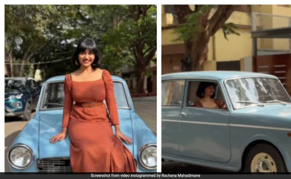 Bengaluru Woman Fulfills Childhood Dream With Vintage Padmini Car ...