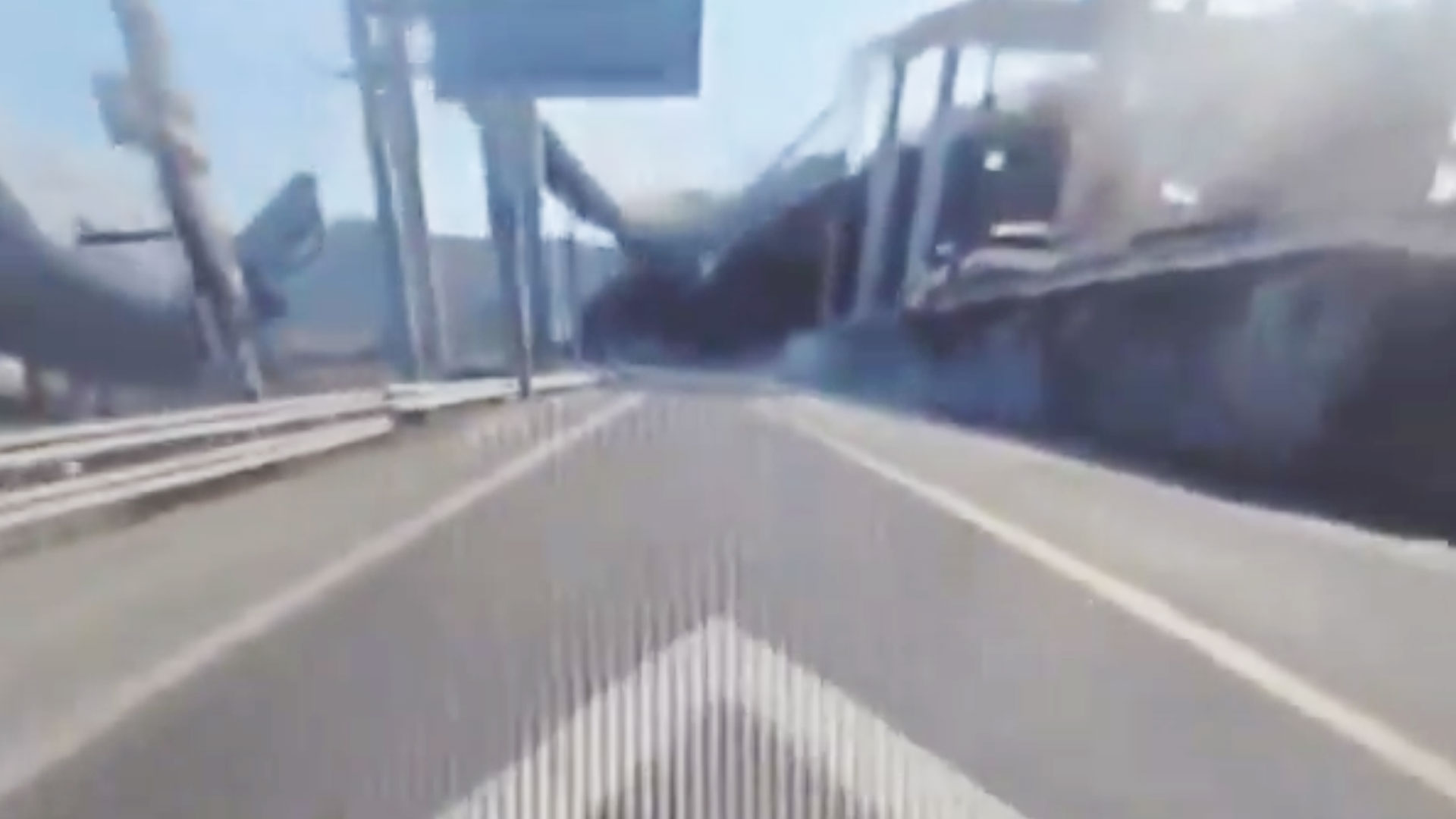 Dramatic Video Shows Bridge Collapse In South Korea, 2 Killed