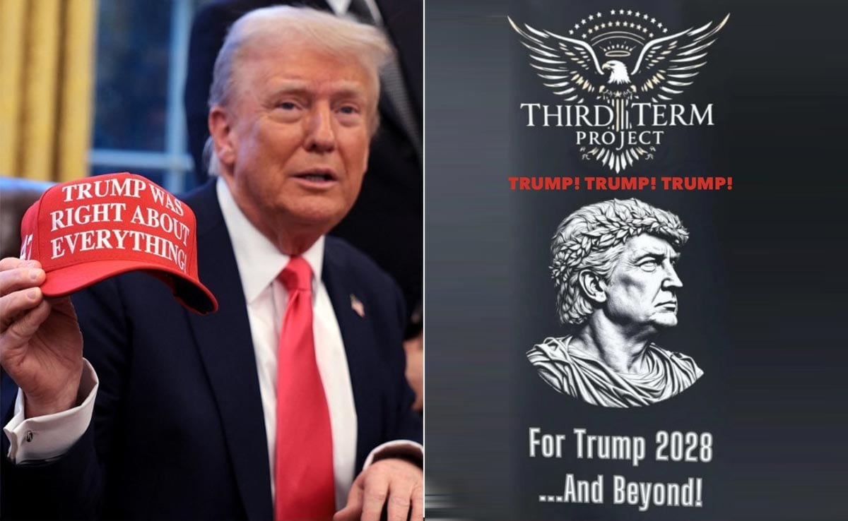 'Trump 2028' Posters Crop Up As Call For Constitutional Amendment Grows