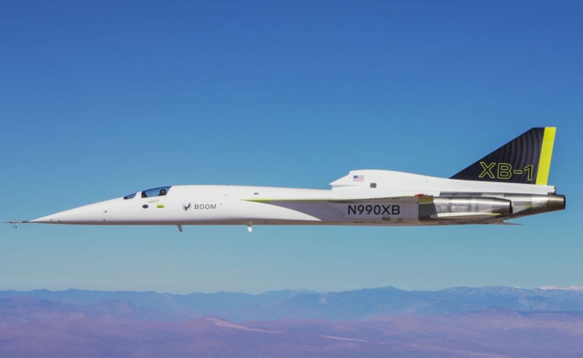 Supersonic Jet Test Flight Successful, To Halve New York-Rome Travel Time