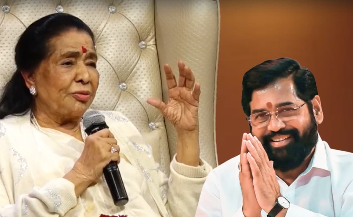 Deputy Chief Minister Eknath Shinde on his 61st birthday Asha Bhosle ...