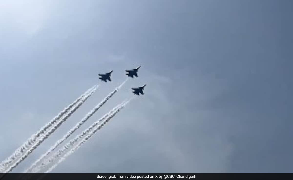 Indian Air Force IAF Air Show On Last Day Of Maha Kumbh Festival 2025