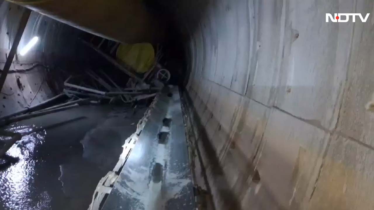 Exclusive: Inside Collapsed Tunnel, Rescuers Look For Trapped Workers