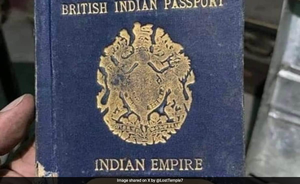Viral Pic Of 95-Year-Old British Indian Passport Leaves Internet Amazed