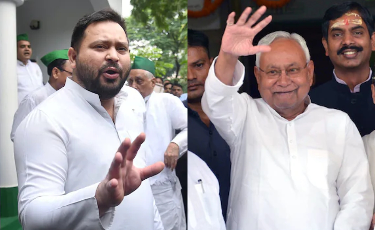 "If Nitish Kumar's Son Enters Politics...": Tejashwi Yadav's Jab At JDU