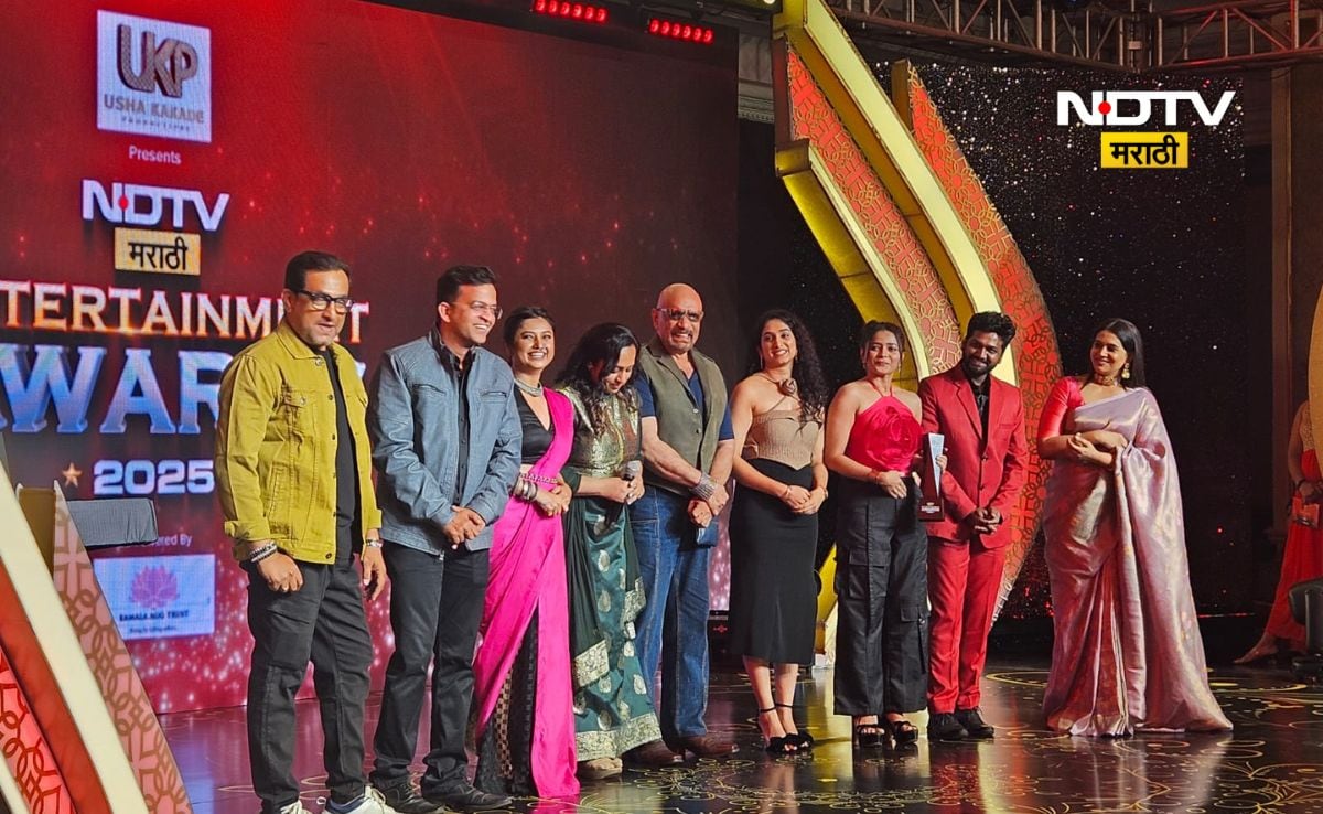 NDTV Marathi Entertainment Awards 2025 Prajakta Mali Won Best Actress ...