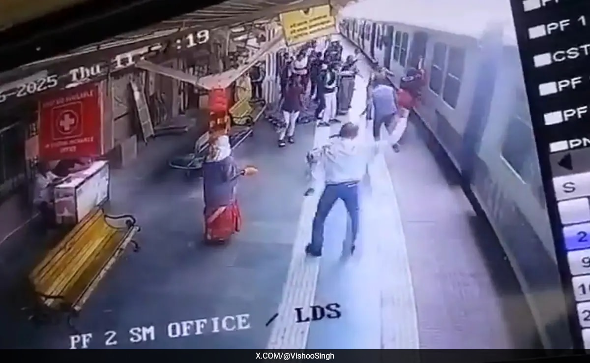 Woman Cop Saves Commuter From Being Dragged Under Local Train, Heroic ...