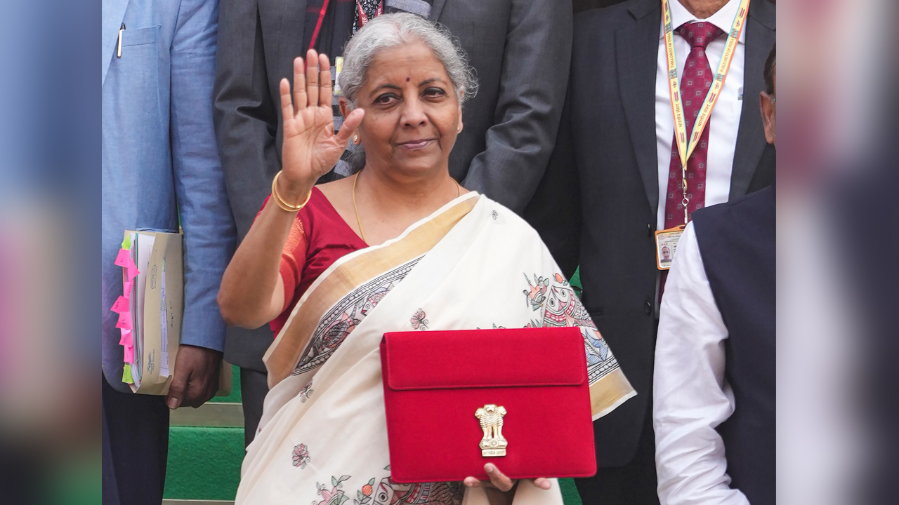Nirmala Sitharaman Set For Budget Speech With Tablet In 'Bahi Khata' Sleeve