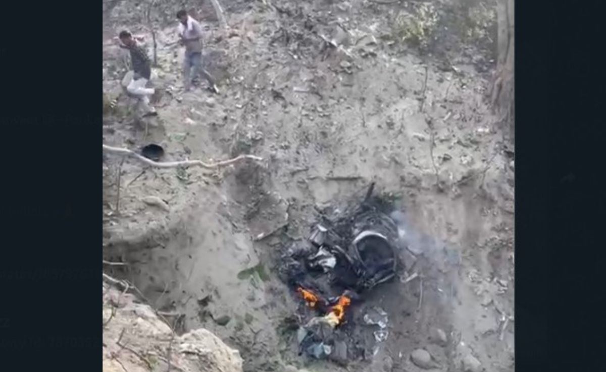 Indian Air Force's Jaguar Fighter Jet Crashes In Ambala, Pilot Ejects Safely