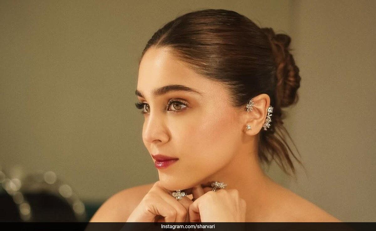 Sharvari's Beaming Glam And Berry Lip Is Perfect For An Evening Out