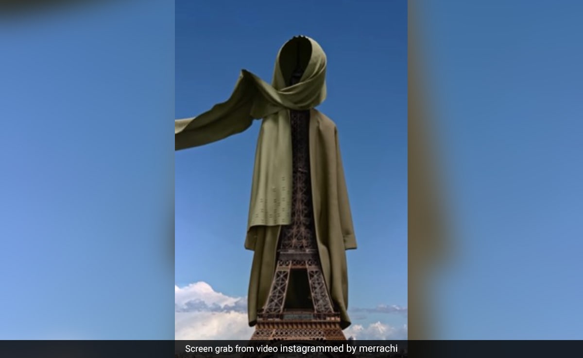 Controversy Erupts In France Over An Ad Featuring Eiffel Tower Wearing ...