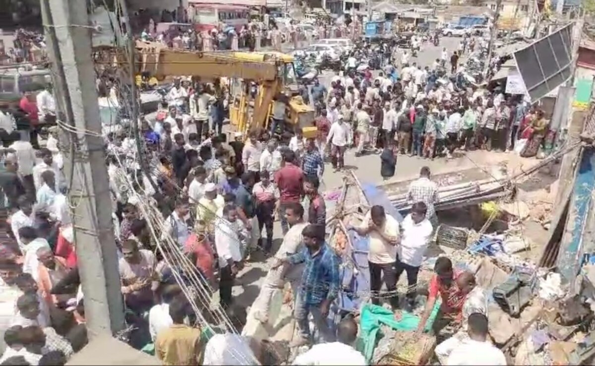 One Dead, Two Critical As Building Collapses In Karnataka's Hassan