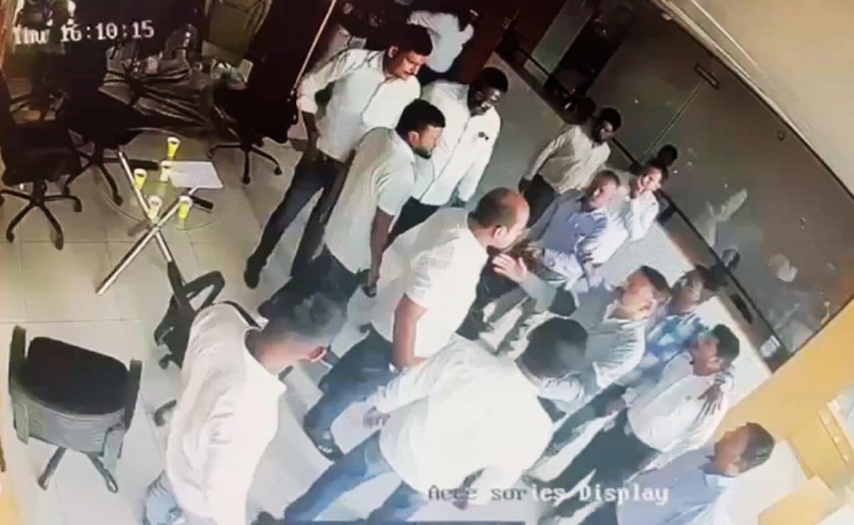 NCP Sharad Pawar group MLA Sandeep Kshirsagar worker beed crime video ...