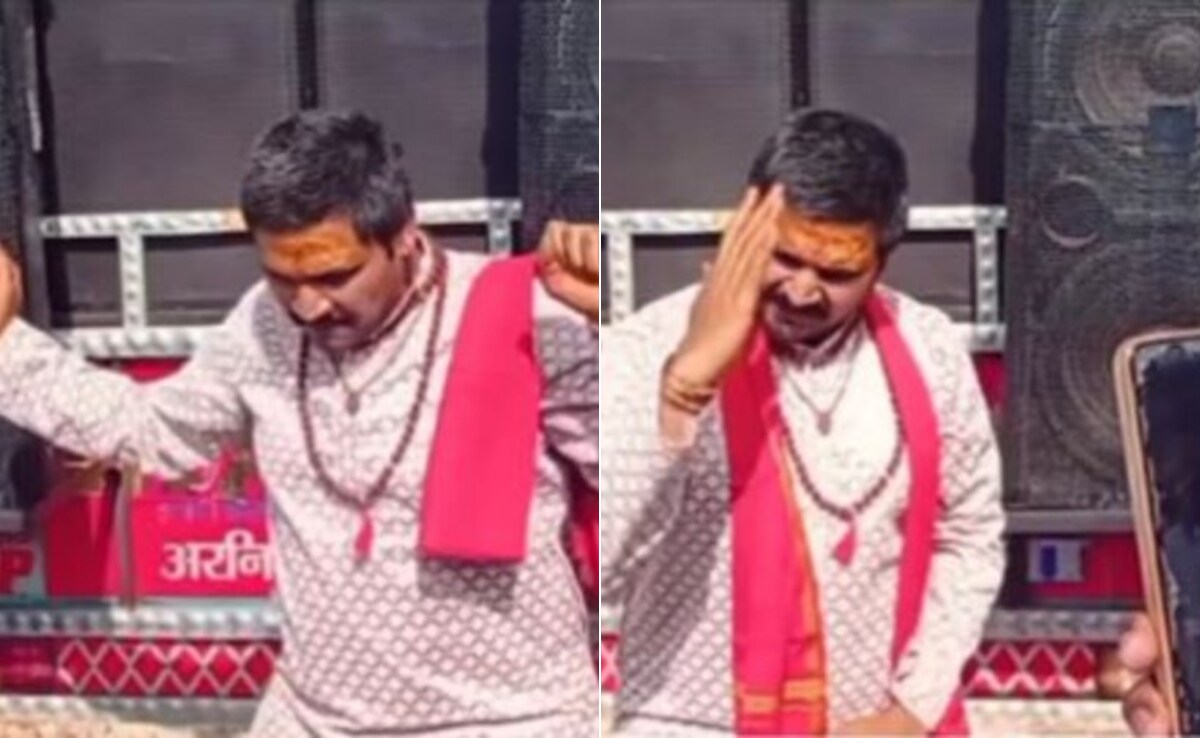 घरवालों के प्रेशर में Pandit बन गए... हनी सिंह के गाने पर स्वैग में डांस कर रहे थे पंडित जी ...