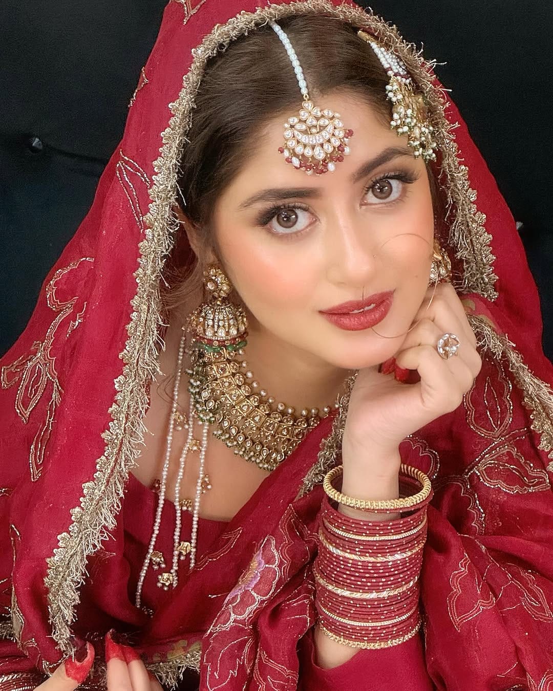 Sajal Ali’s Eid Ready Beauty Looks