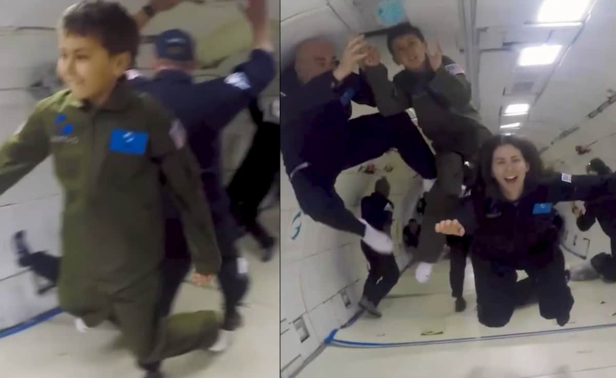8-Year-Old US Boy Becomes Youngest Person To Fly In Zero Gravity