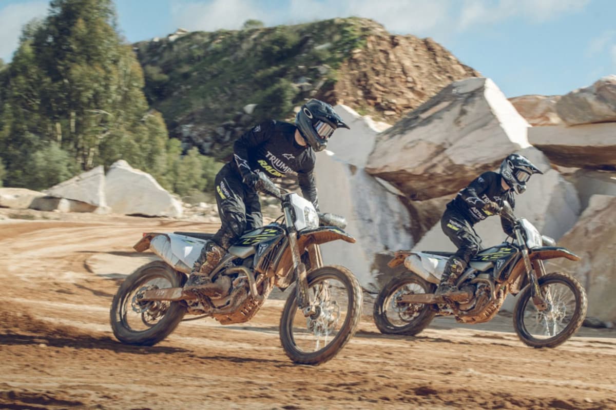 Triumph TF 250-E, TF 450-E Enduro Motorcycles Unveiled