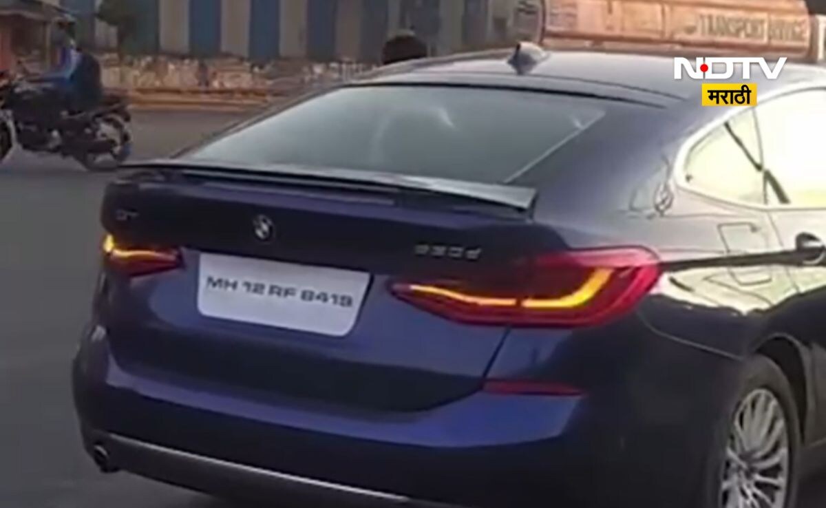 Pune News youngster from bmw car did vulgar acts Shocking Video Goes Viral