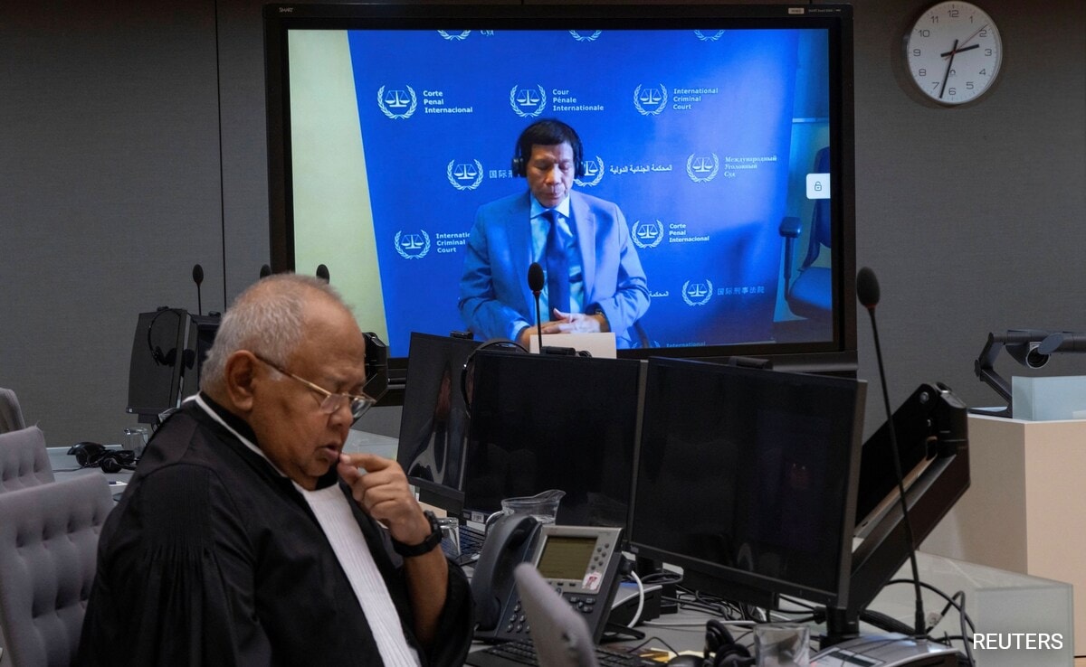 Ex-Phillipines President Duterte Follows ICC Hearing Via Videolink In ...