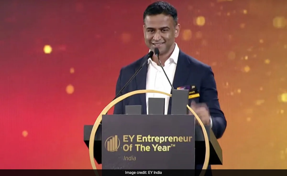 Zerodha CEO Nithin Kamath Wins EY Entrepreneur Of The Year Award 2024