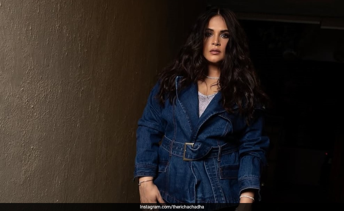 Richa Chadha Swears By Denims For Days With A Touch Of Sparkle
