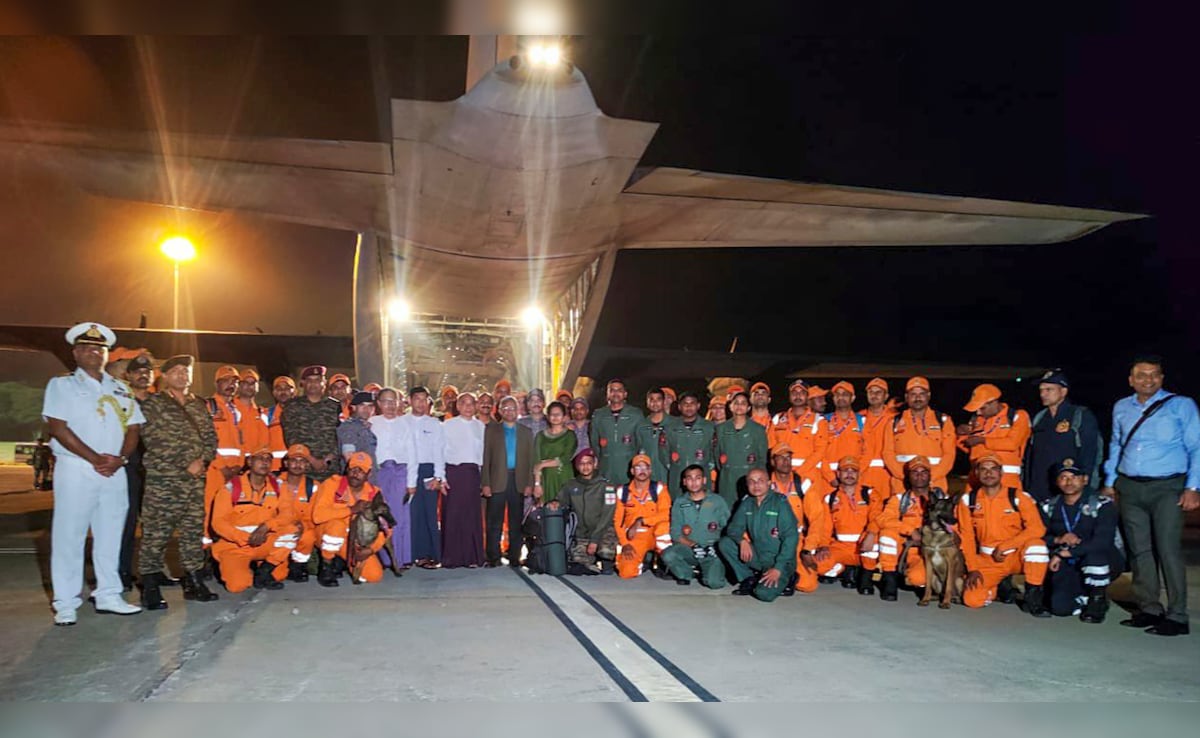 ‘ऑपरेशन ब्रह्मा’: भारत ने भूकंप प्रभावित म्यांमा के लिए बचाव दल और राहत ...