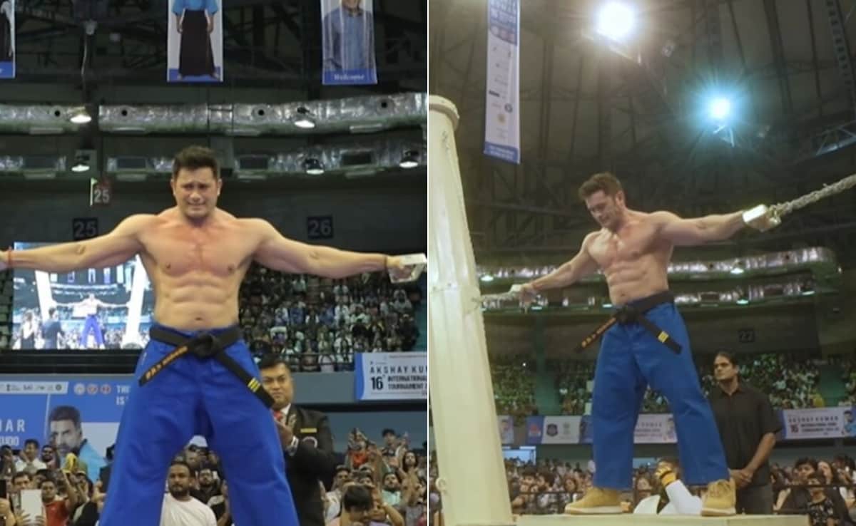 Surat's Vispy Kharadi On World Record For Holding Hercules Pillars: "Proved Them Wrong"