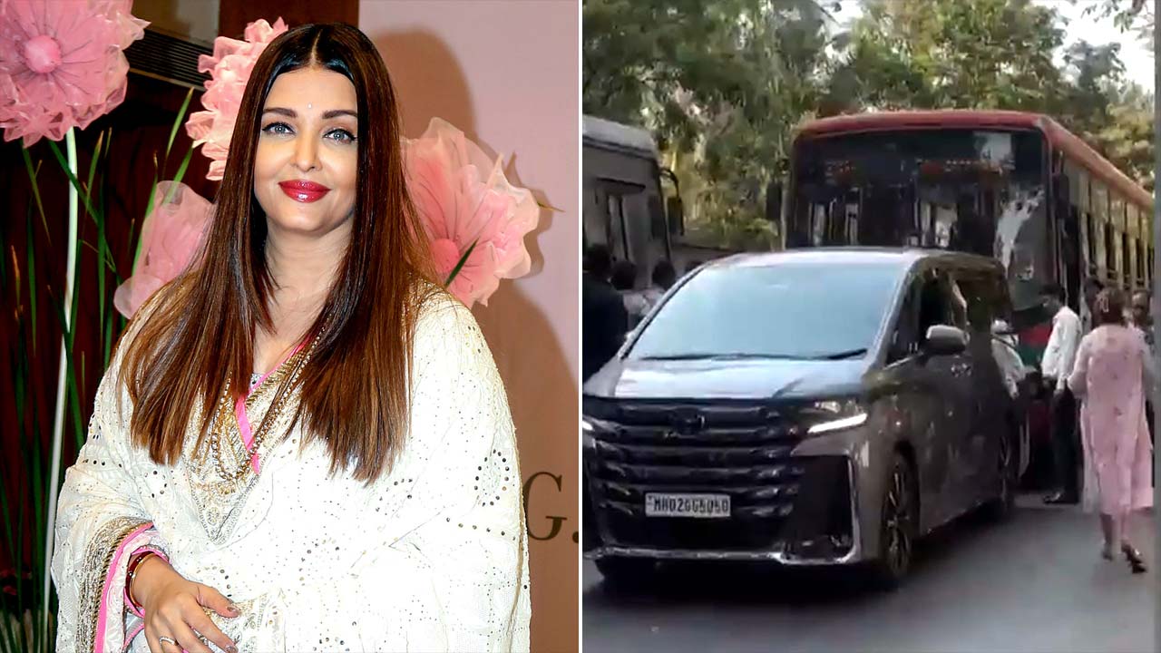 Aishwarya Rai Bachchan's Car Hit By Bus In Mumbai, No One Hurt