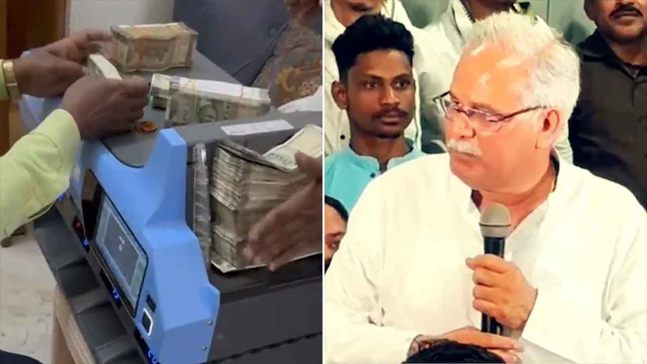 Ex Chhattisgarh CM Bhupesh Baghel And Son's House Raided By Probe Agency