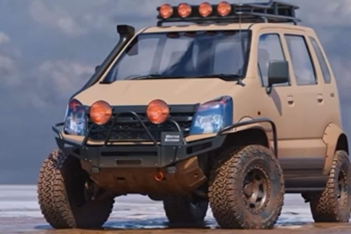 This Modified Maruti Suzuki WagonR Can Tackle Mars Terrain Like A Cakewalk