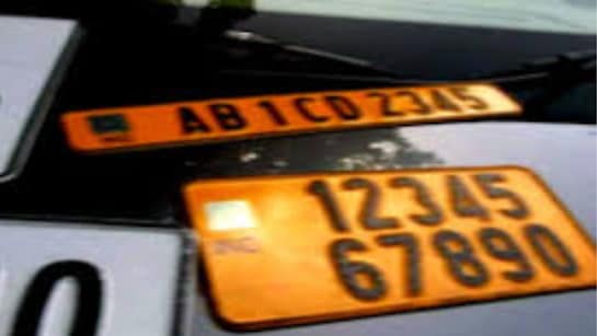 petrol color coded sticker