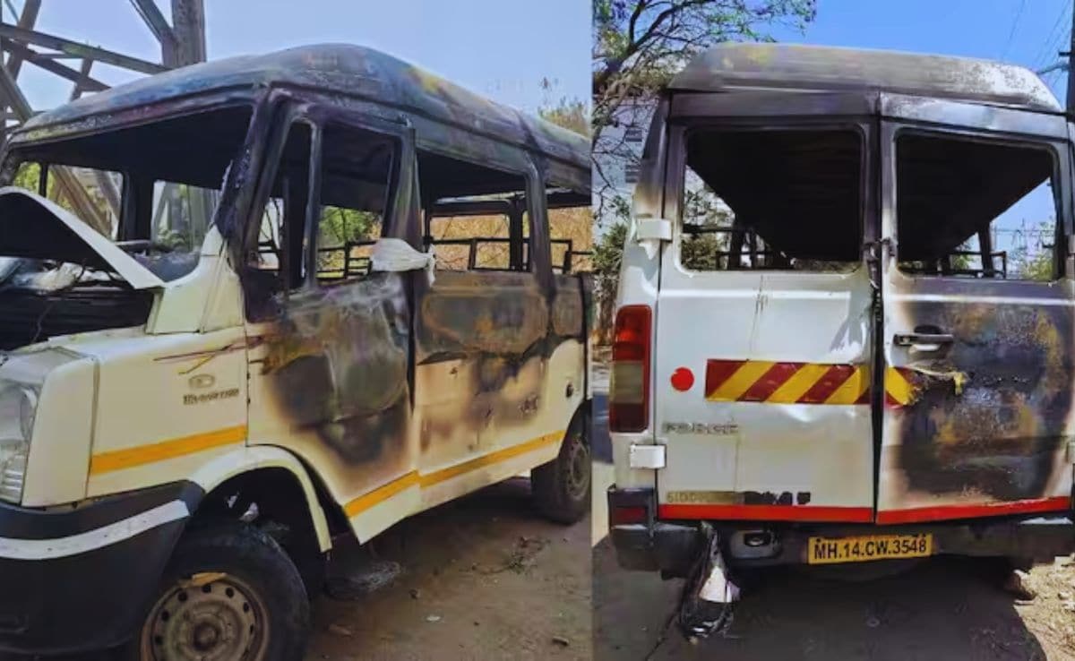 hinjewadi mini bus Fire incident Update Driver Burnt tempo And Killed 4 ...