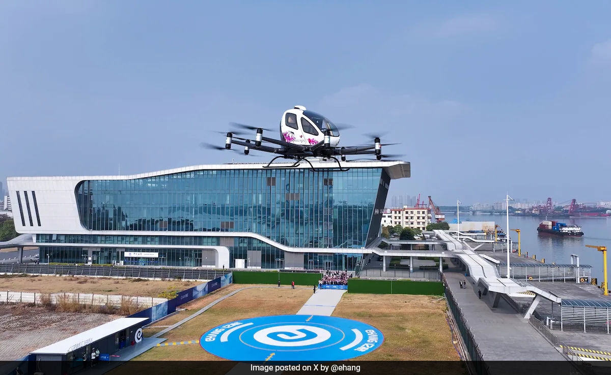China Gives Green Signal To First Pilotless Flying Taxis For Commercial Use