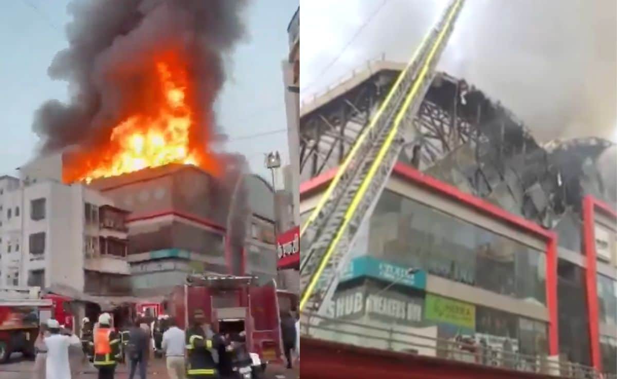 Bandra Croma Showroom Fire Square Mall on Linking Road