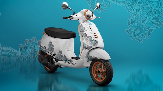 white vespa