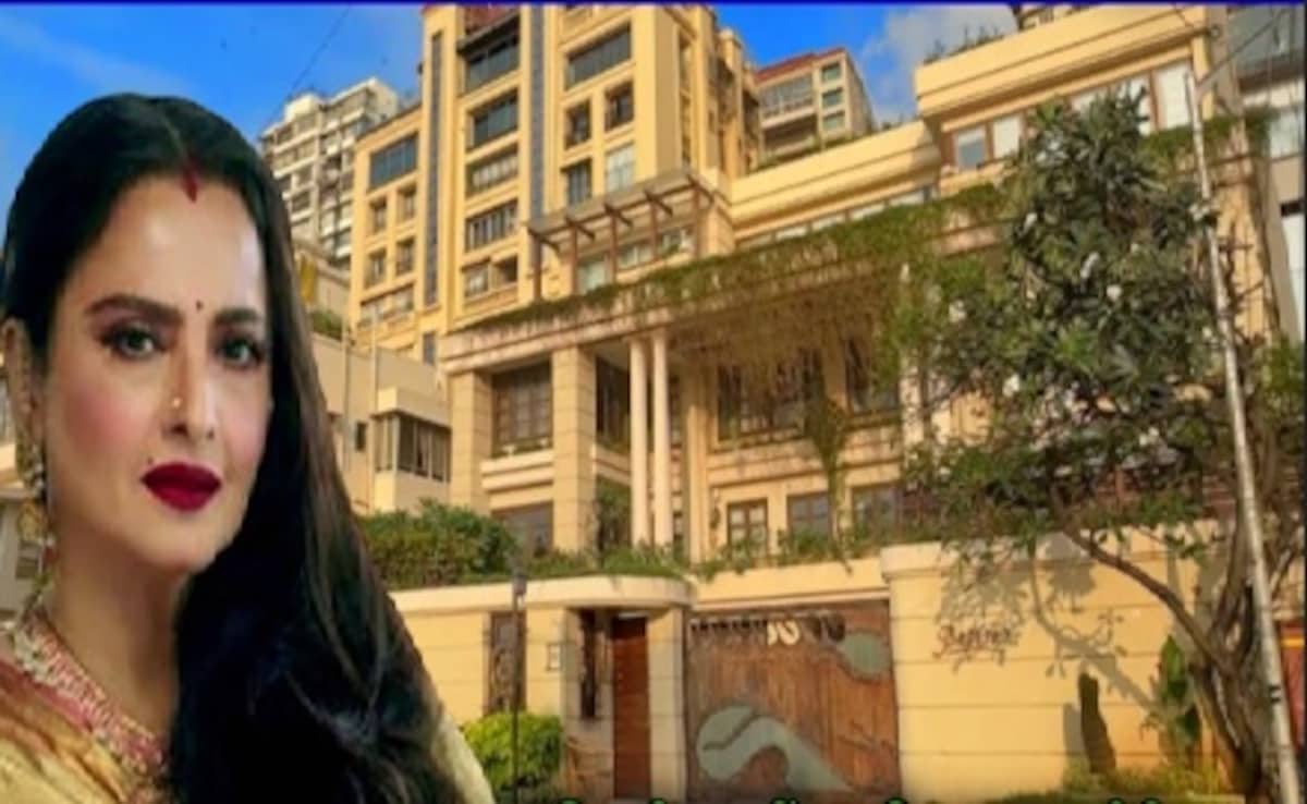 bollywood veteran actress rekha mansion basera is look like sanjay leela bhansali film set see ...