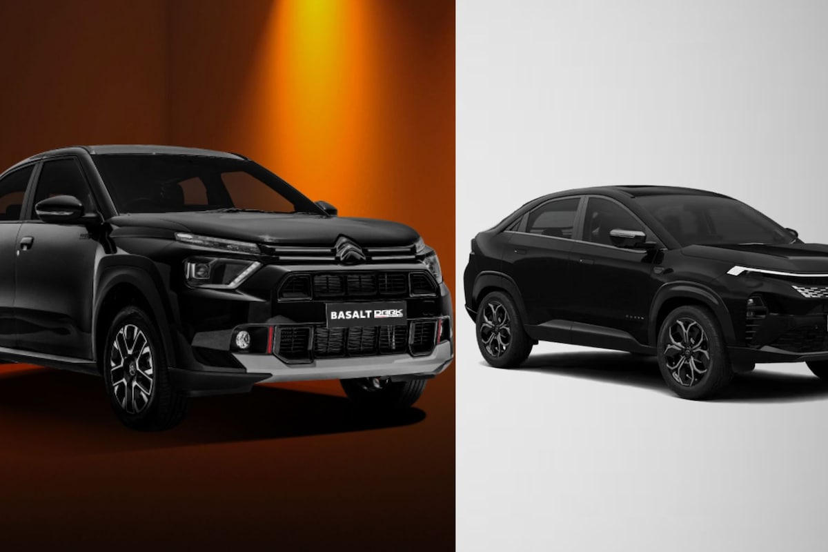 Citroen Basalt Vs Tata Curvv Dark Edition: All-Black Coupe SUVs Compared