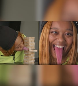 biggest tongue in the world woman