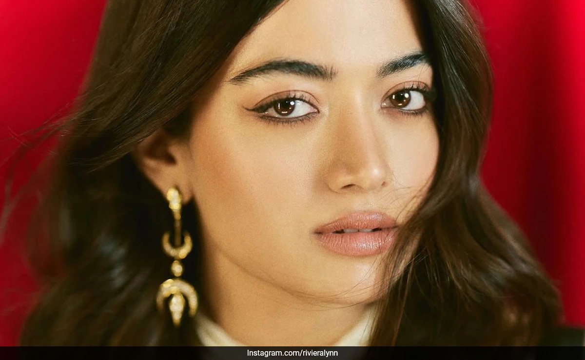 Rashmika Mandanna Aces Her Face Card With A Winged Eyeliner And A Petal Lip