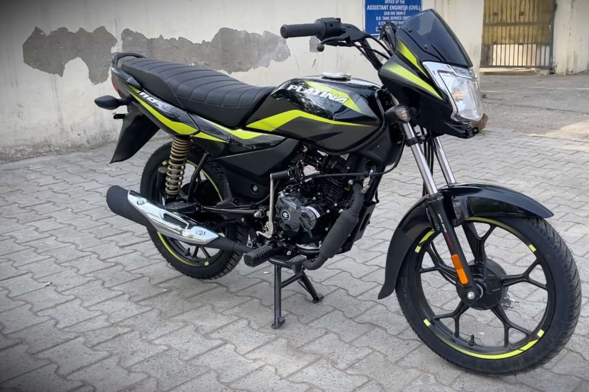 2025 Bajaj Platina 110 Spied At Dealership Ahead Of Launch