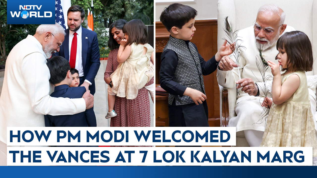 Vance Modi Meet | This Is How PM Modi Welcomed US VP JD Vance, Usha ...